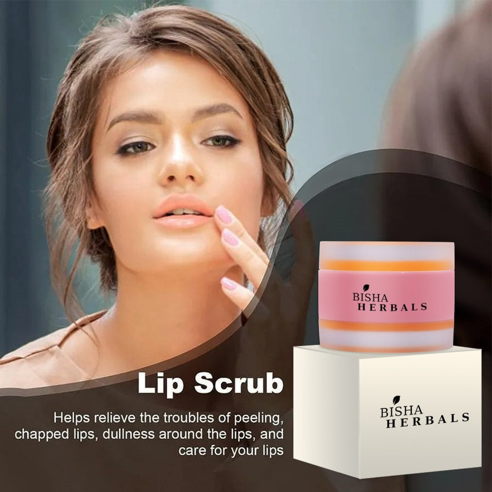2 in 1 Lip Scrub & Lip Balm – Bisha Herbals